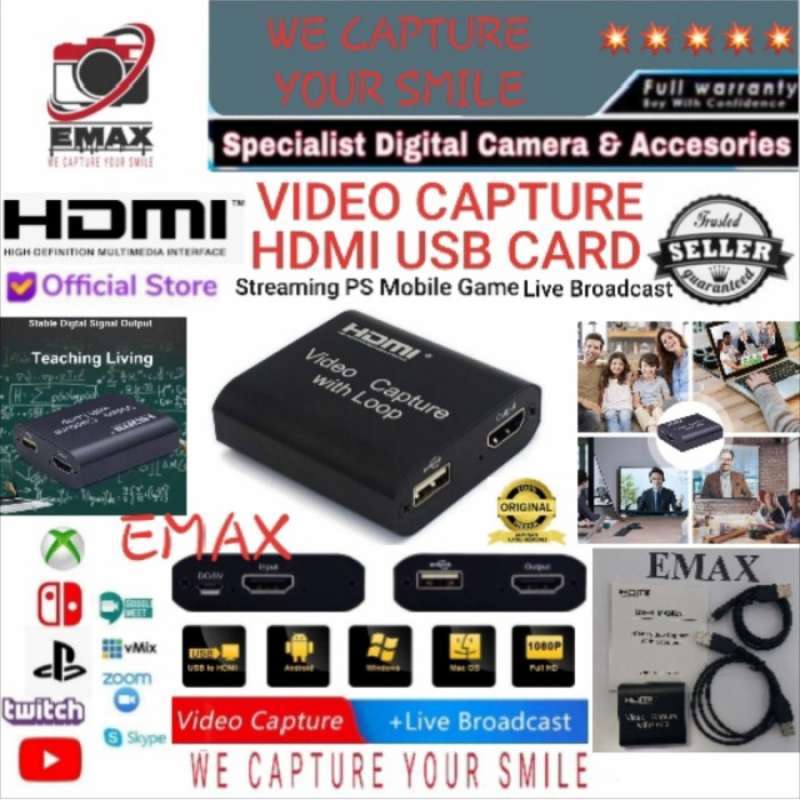 Promo Video Capture Hdmi Usb Live Streaming Ps Mobile Game Youtube With ...