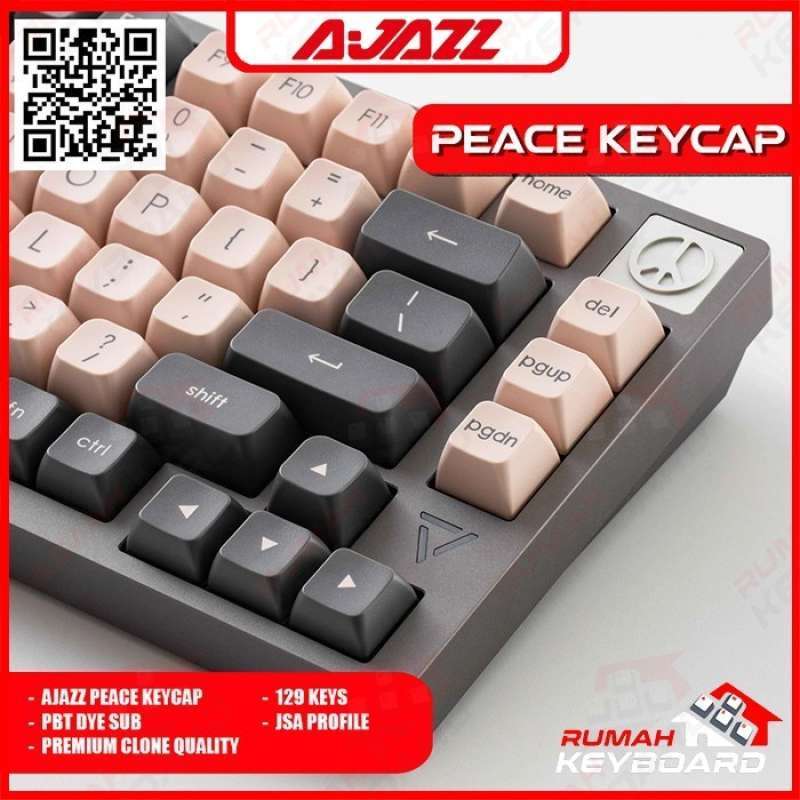 Promo Keycap - Keycaps - Jsa - Ajazz Peace - Pbt - Double Shot - Dye ...