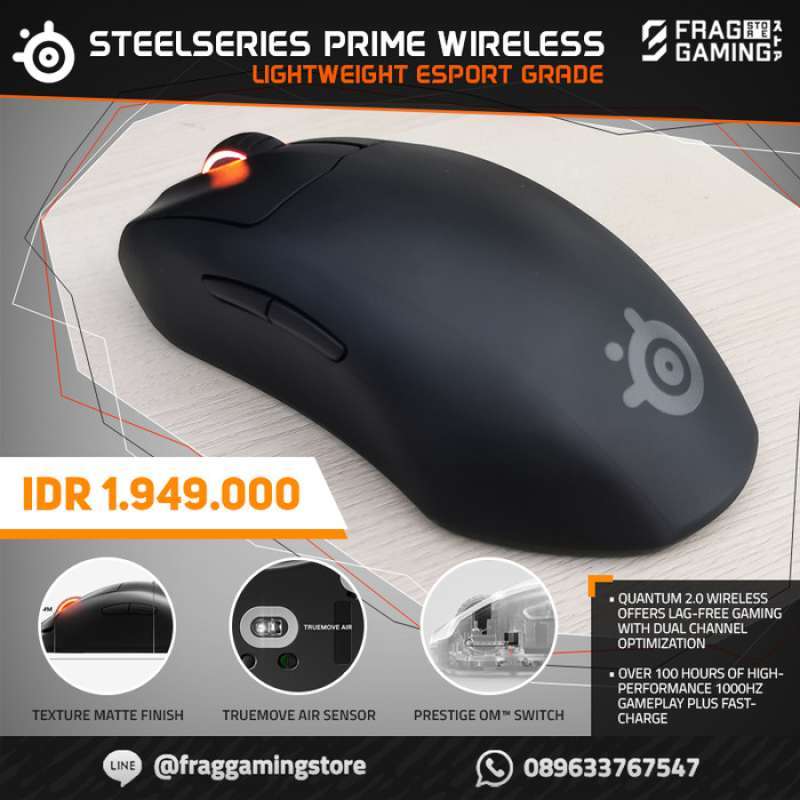 Promo Prime Wireless Series Gaming Mouse Diskon 23% Di Seller Lepimu ...
