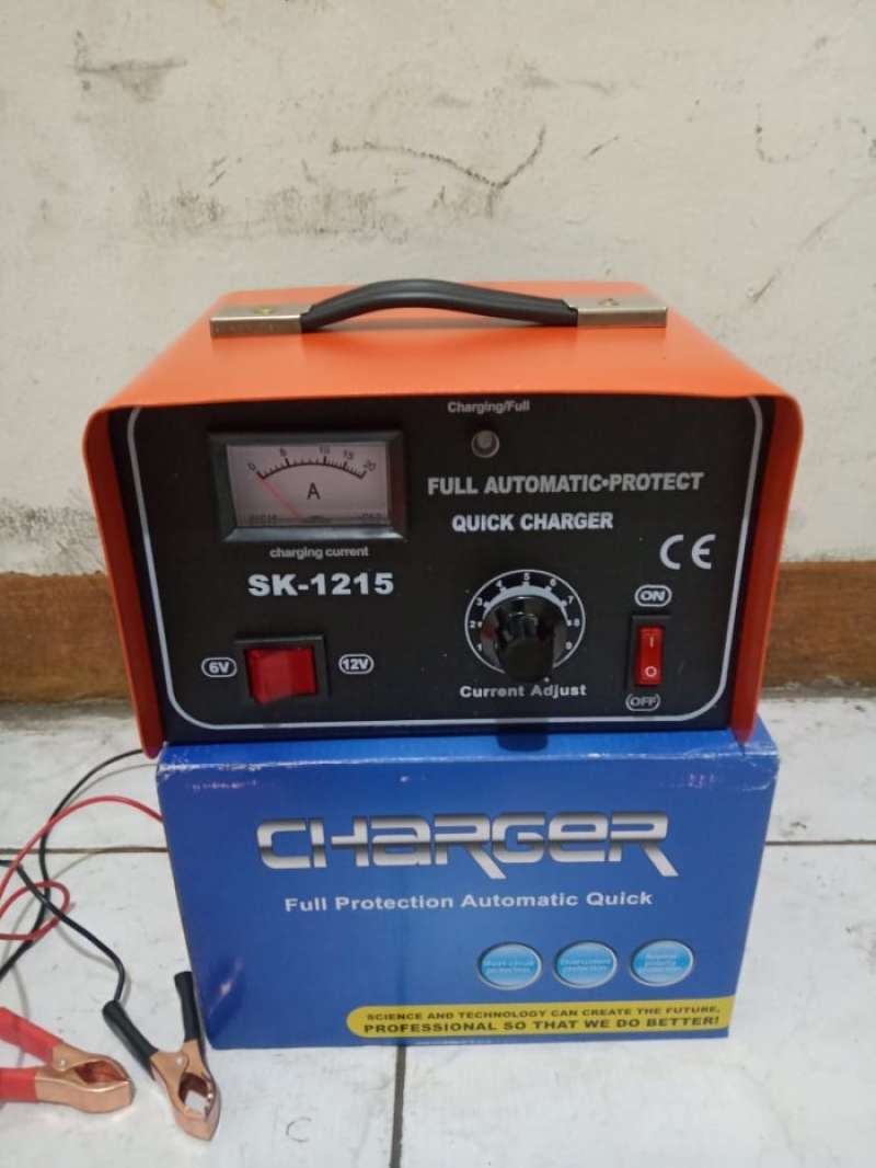 Promo Rayden Charger Accu/aki 6v 12v 15a Otomatis Sk-1215 Diskon 23% Di ...