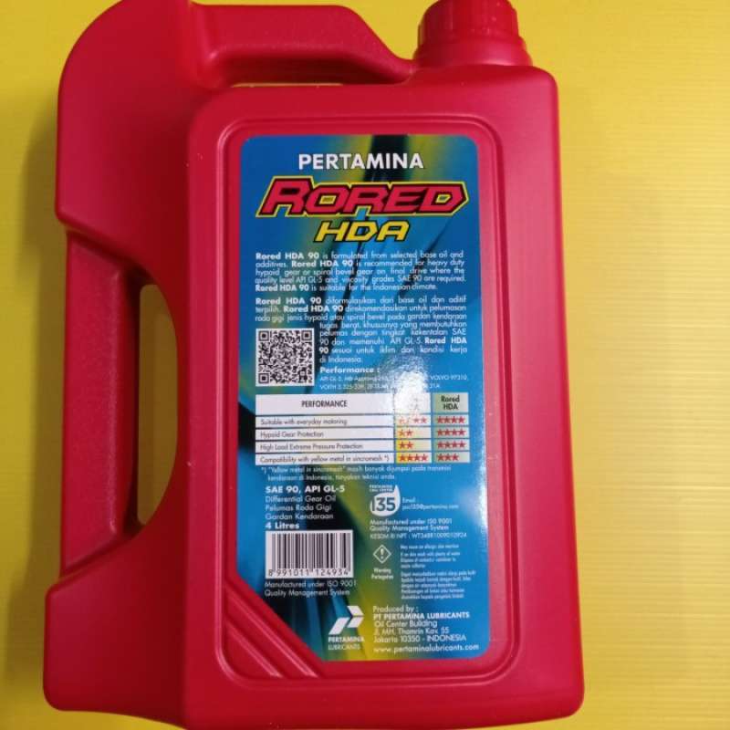 Promo Oli Mesran Rored Hda Sae 90 Isi 4 Liter Diskon 23% Di Seller ...