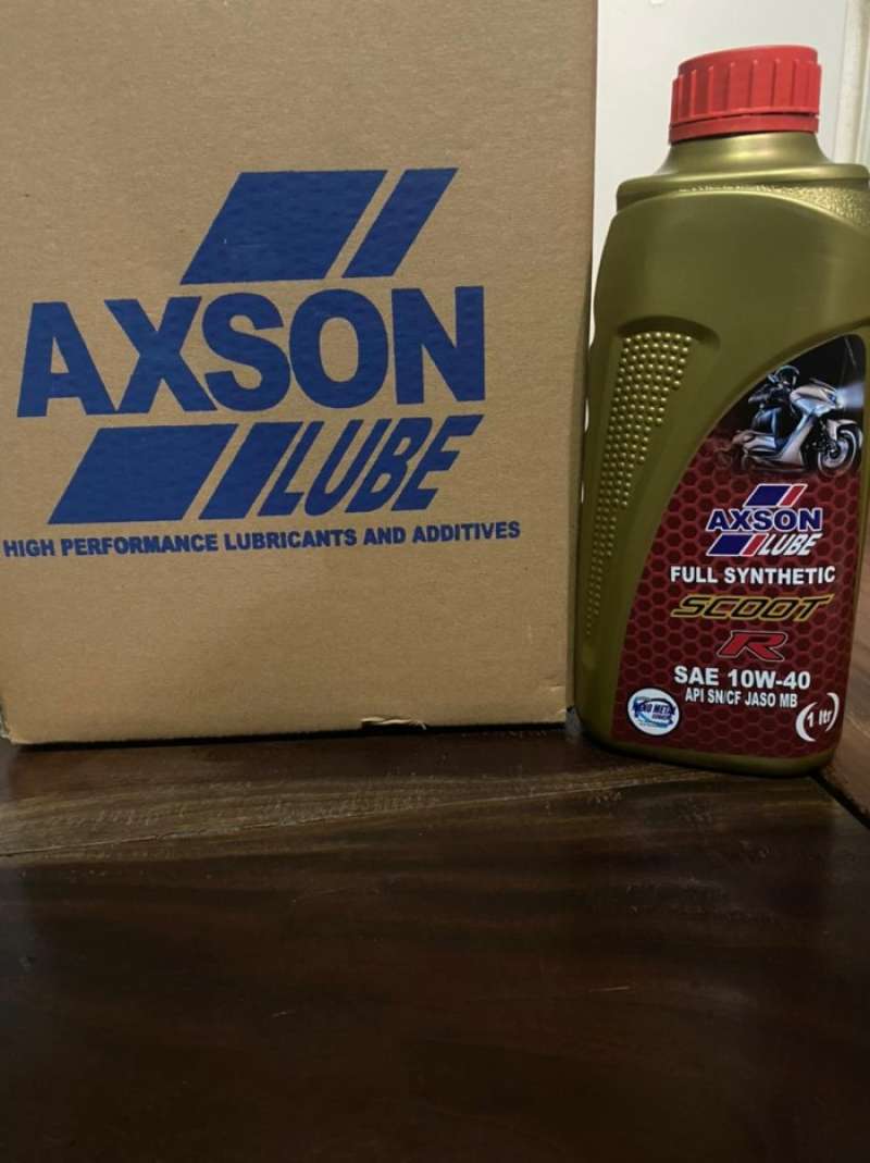 Promo Axson Lube Full Synthetic Scoot Sae 10w40 1 Ltr Diskon 23% Di ...