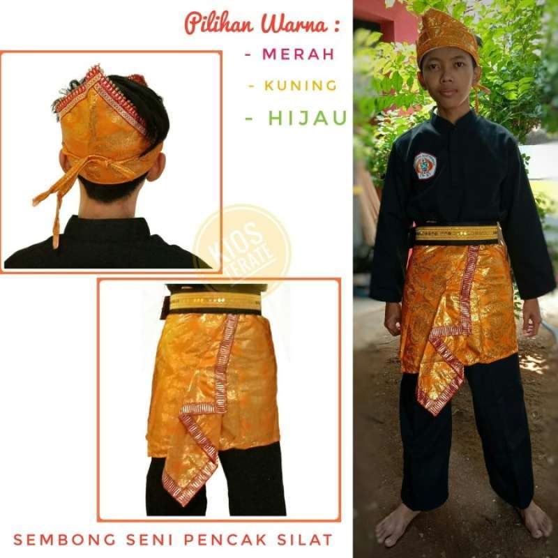 Jual Sembong Seni (kostum Seni) Pencak Silat Ipsi - Merah Di Seller ...