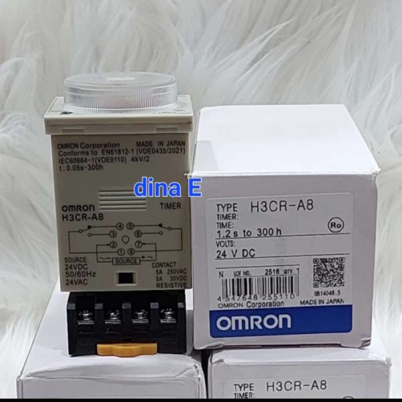 Promo Timer Omron H3cr-a8 24v Dc Original + Socket Diskon 23% Di Seller ...