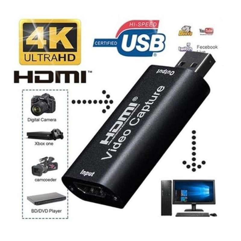 Jual Hdmi Video Capture With Loop Audio Mic Usb 3.0 Full Hd 60fps 4k ...