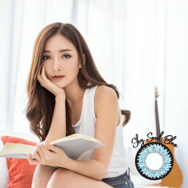 Jual Softlens Warna Bulanan Merk Sky Soul - Hazel Minus (chat) Di ...