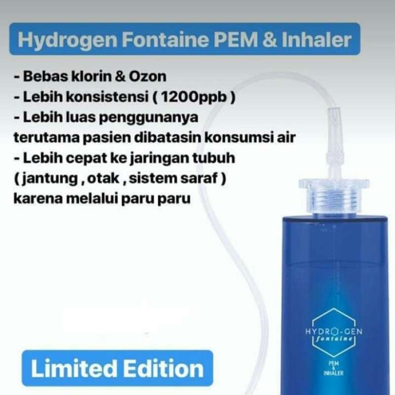 Promo Hydrogen Fontaine Pem & Inhaler Biru Made In Korea Air Hydrogen ...