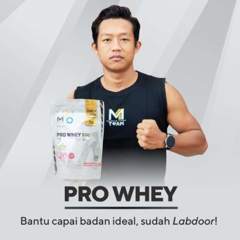Jual M1 Pro Whey 400gr - 12 Serving Bpom - Susu Protein Gym Halal ...