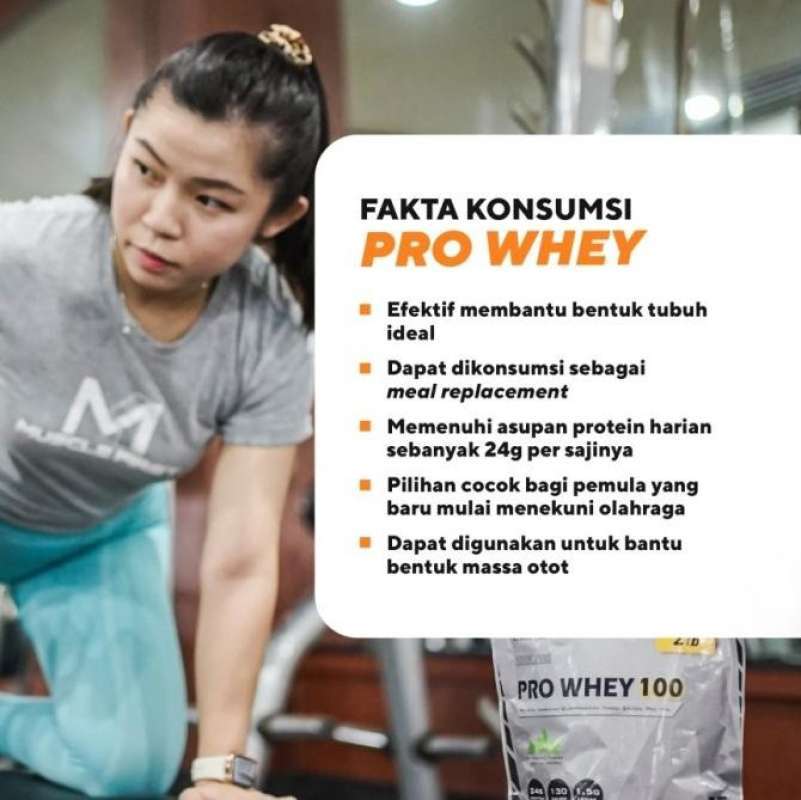 Jual M1 Pro Whey 400gr - 12 Serving Bpom - Susu Protein Gym Halal ...