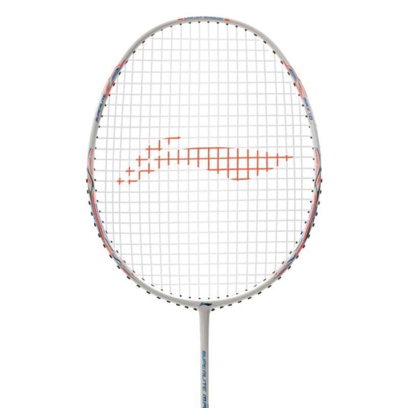 Promo New Full Set Raket Badminton Lining Superlite Max 10 White Blue ...