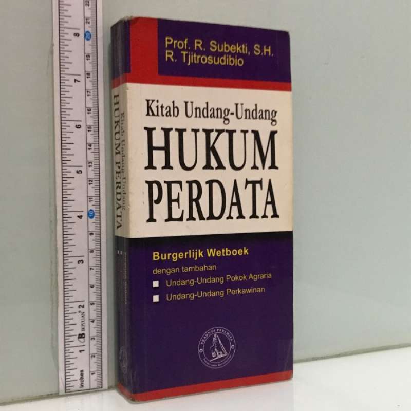 Jual Kitab Undang Undang Hukum Perdata Burgerlijk Wetboek Subekti Di ...