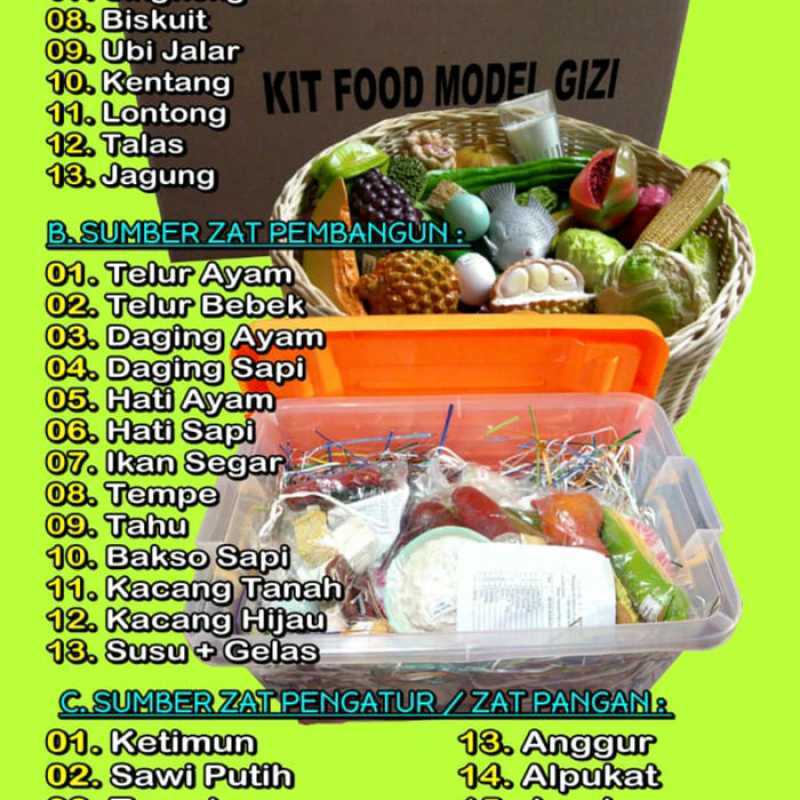 Jual Food Model Gizi 4 Sehat 5 Sempurna Replika Makanan Di Seller Rumix ...