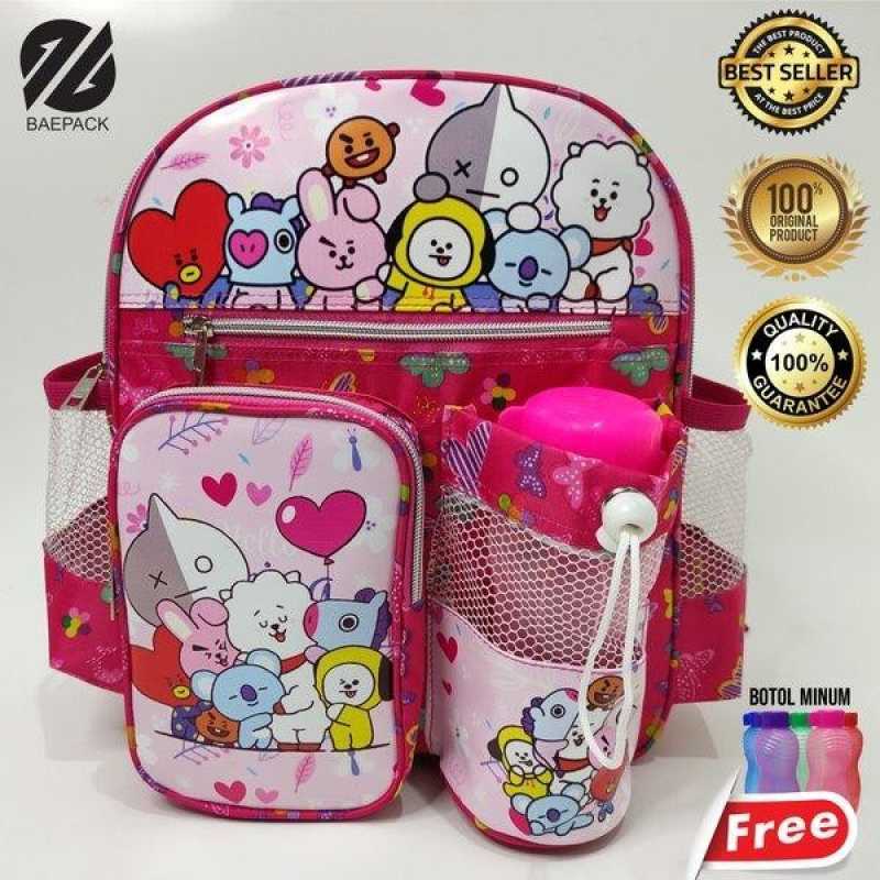 Promo Tas Anak Perempuan Ransel Sekolah Karakter Doodle - Tas Anak Paud ...