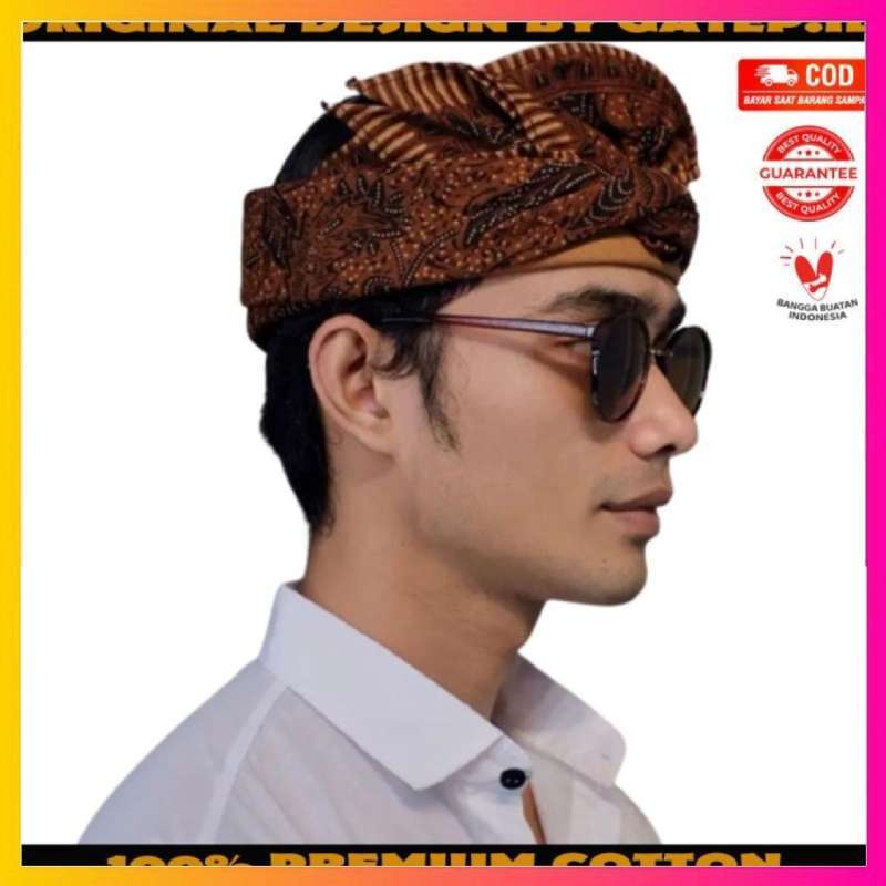 Jual Udeng Batik Khas Bali Motif Burung Setengah Jadi - Ikat Kepala ...