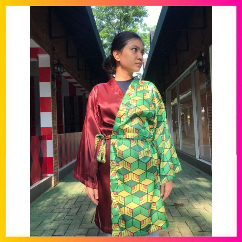 Jual Kimono Tomioka Giyuu Cosplay Anime Manga Demon Slayer - L Di ...