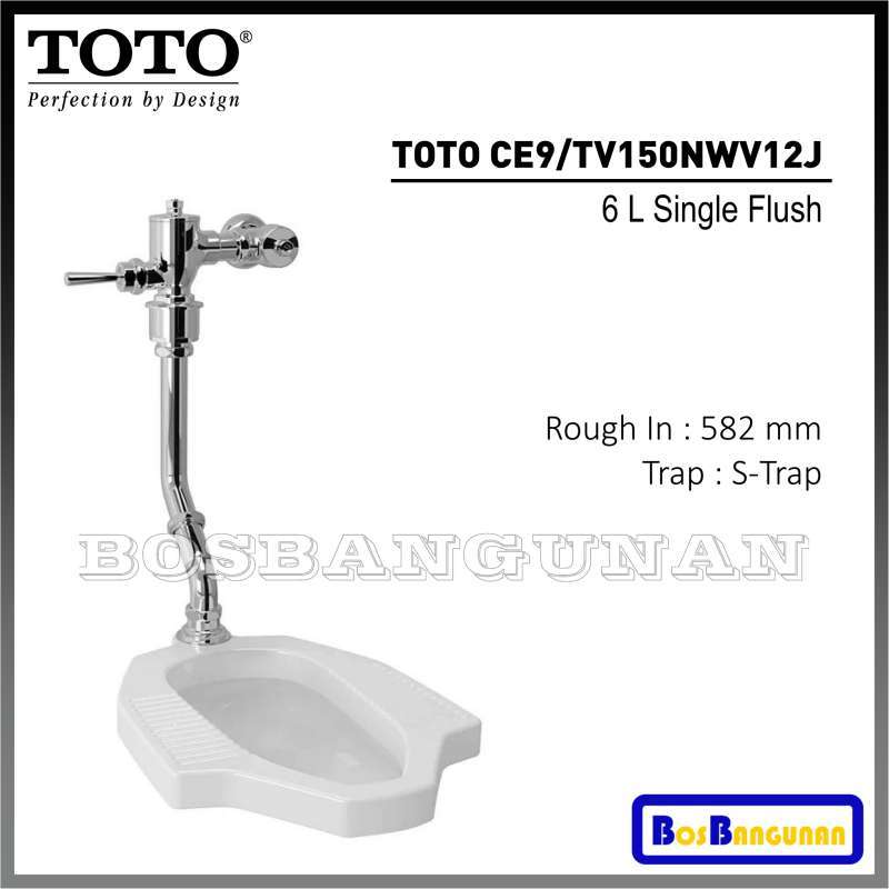 Jual Closet Jongkok Toto Ce9 Tv150nwv12j Squating Toilet W Flushing
