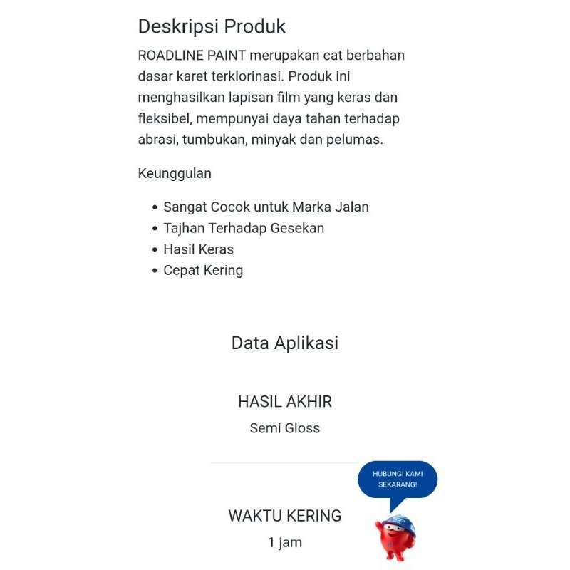 Jual Cat Roadline 5 Kg Cat Marka Jalan Cat Trotoar Cat Lapangan Cat ...