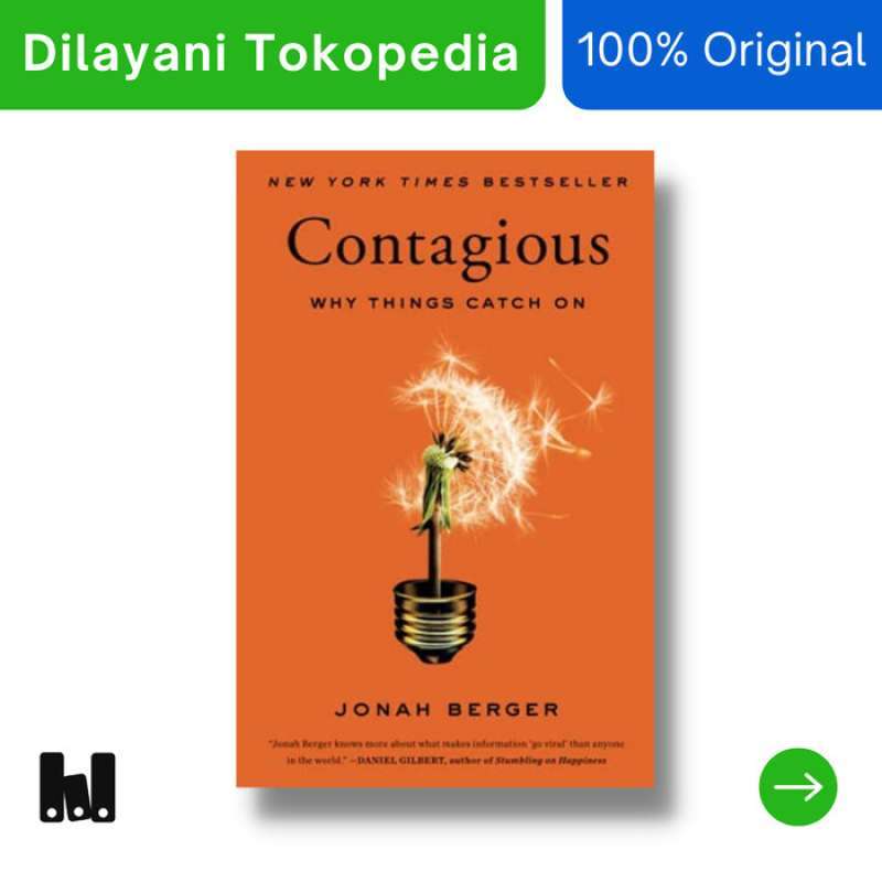Jual Contagious : Why Things Catch On By Jonah Berger Original English ...