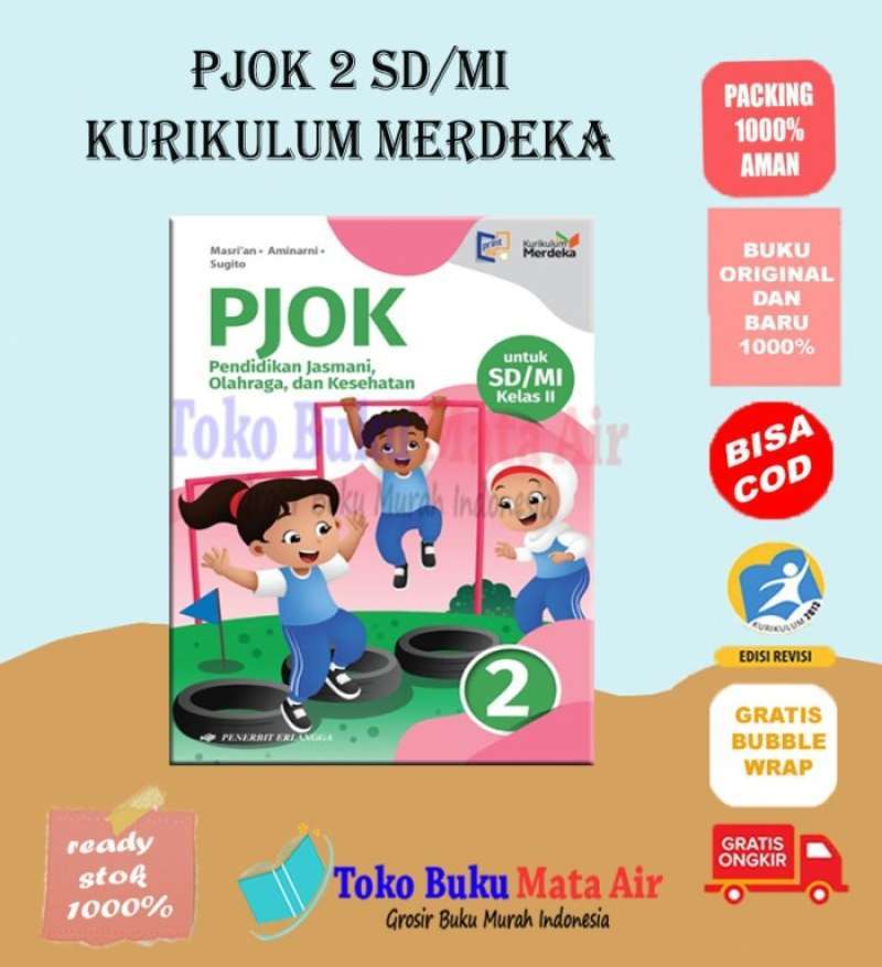 Jual Pjok Untuk Sd/mi Kelas 2 3 5 6 Kurikulum Merdeka - Masrian Erlangga - 2 Di Seller Rumix ...