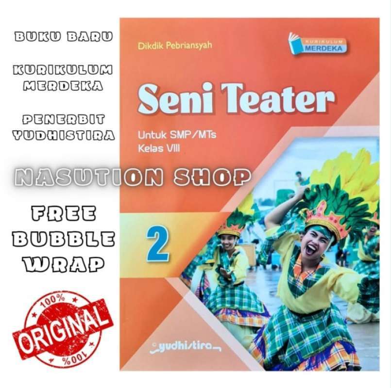 Jual Buku Kelas 2 / 8 Viii Smp/mts Penerbit Yudhistira Kurikulum Merdeka Ori - Seni Tari Di ...