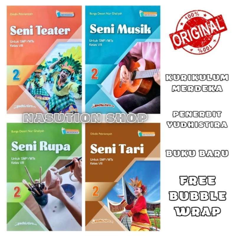 Jual Buku Kelas 2 / 8 Viii Smp/mts Penerbit Yudhistira Kurikulum Merdeka Ori - Seni Tari Di ...