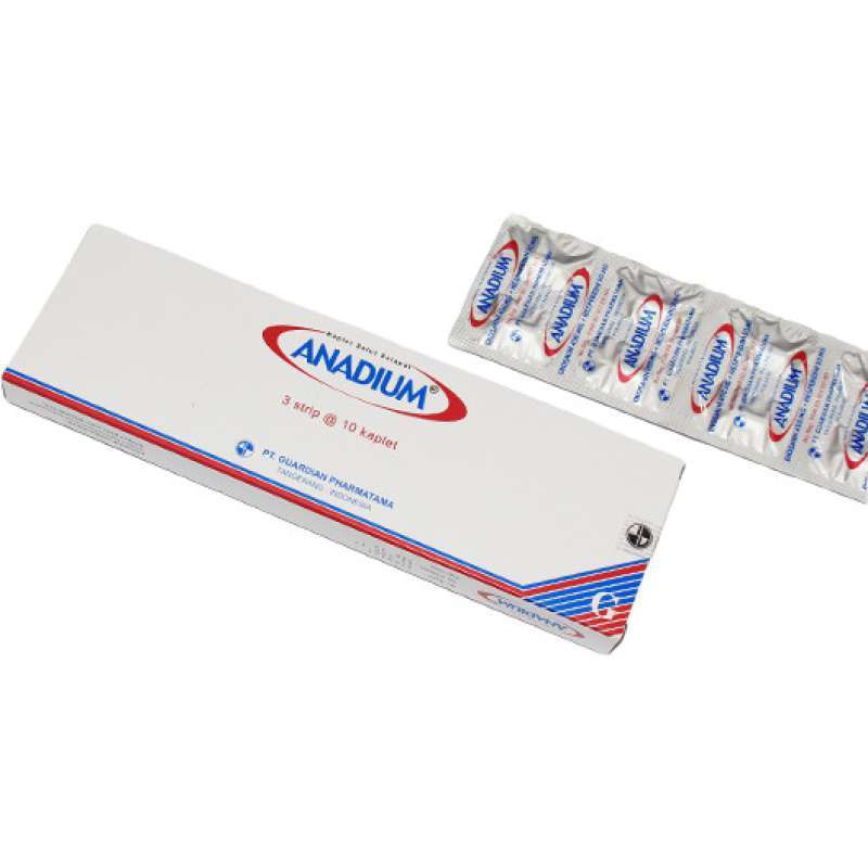 Jual Anadium 10 Tablet/strip Mengatasi Gejala Wasir & Nyeri Pada Kaki ...