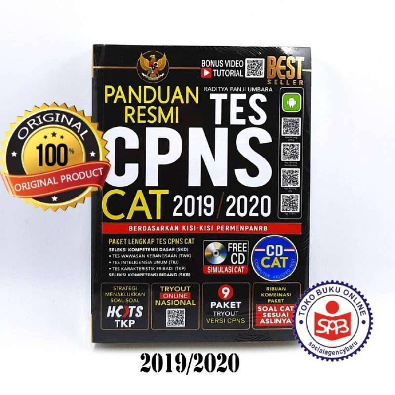 Jual Panduan Resmi Tes Cpns Cat Terbaru - Raditya Panji Umbara - 2021 ...