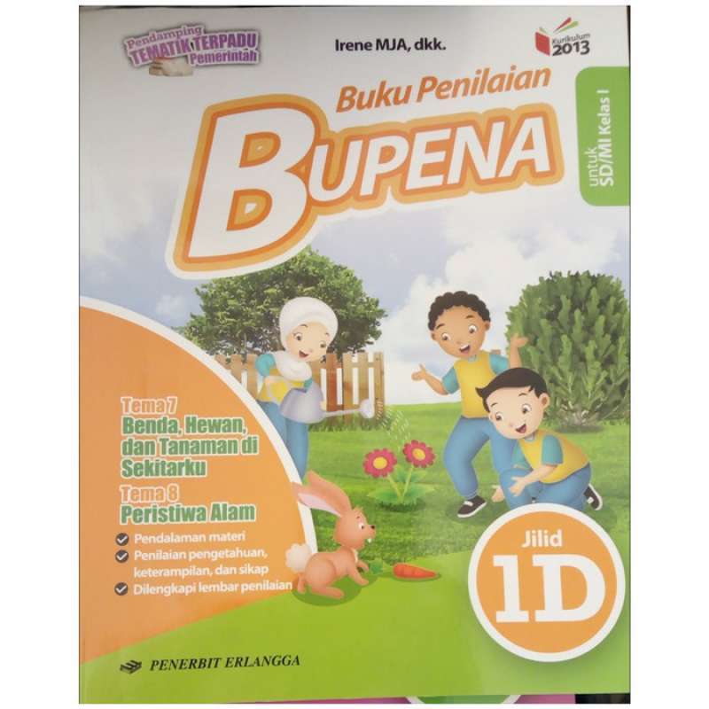 Promo Bupena - Buku Penilaian Untuk Sd/mi Kelas 1 Jilid 1d Kurikulum 2013 Diskon 23% Di Seller ...