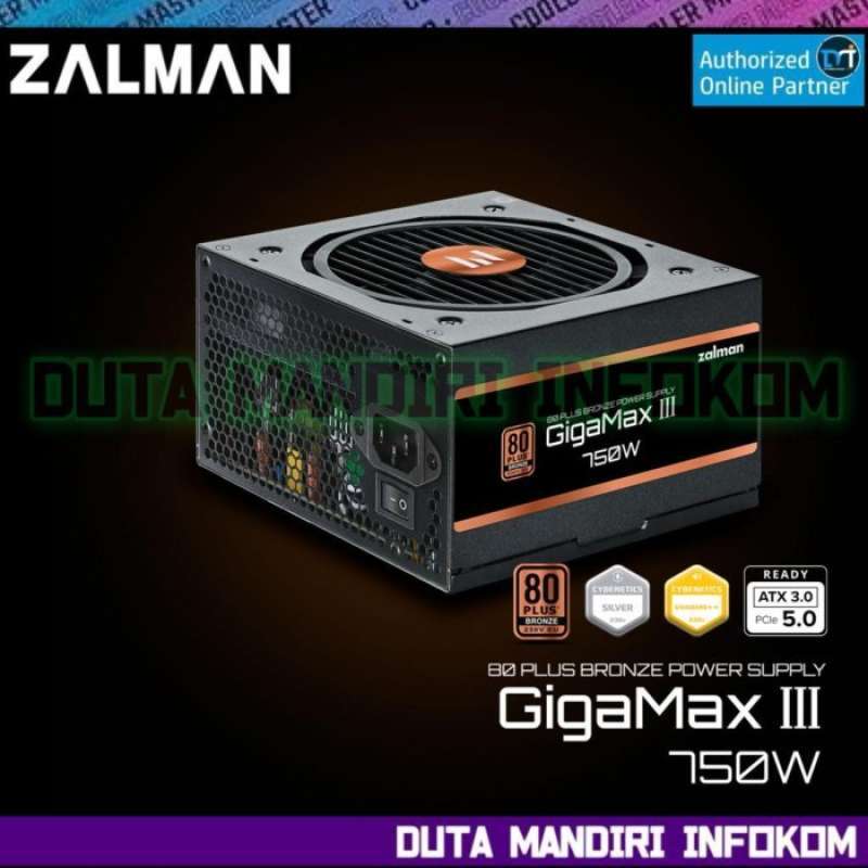 Promo Zalman Giga Iii 750w 850w - 80+ Bronze Pcie 5.0 Semi Modular Psu Diskon 23% Di Seller ...