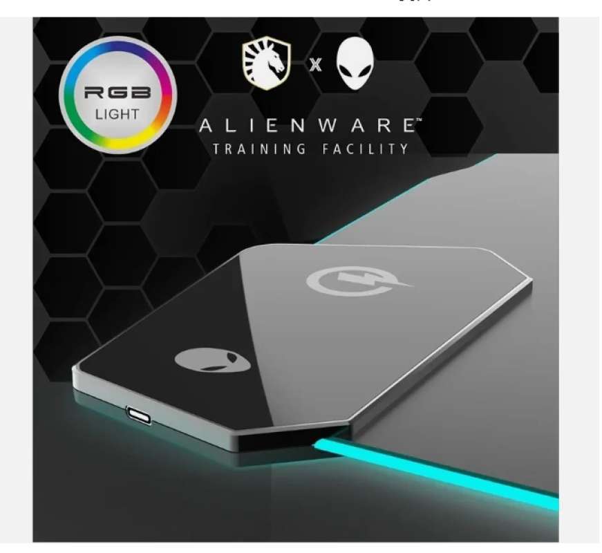 Jual Mousepad Gaming Dell Alienware Charging 15w Rgb Wcmp-2 Wirelees ...