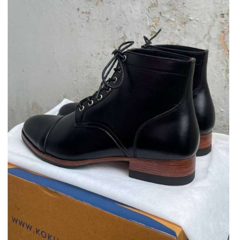 Promo Andy Classic Black | Cap Toe Derby Service Boots By Kratos - 41 ...