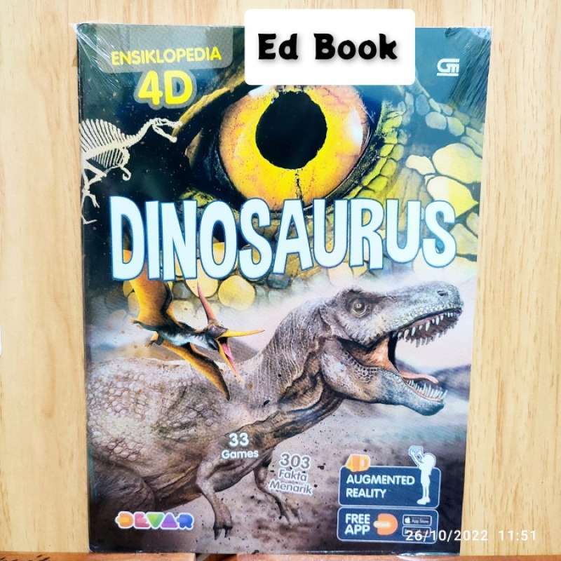 Jual Buku Dinosaurus Ensiklopedia 4d Devar Di Seller Rumix - Cengkareng ...
