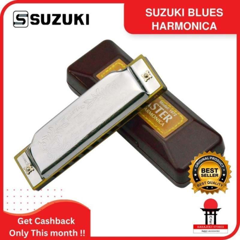 Jual Harmonika Diatonic Suzuki Folkmaster & Harmonica Swan 10 Holes Ori ...