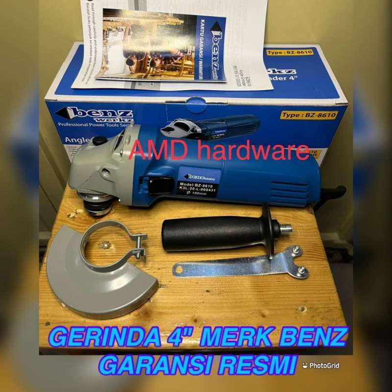 Jual Bz-8610 Benz Werkz Mesin Gerinda Gurinda Grinda Tangan Listrik 4 ...