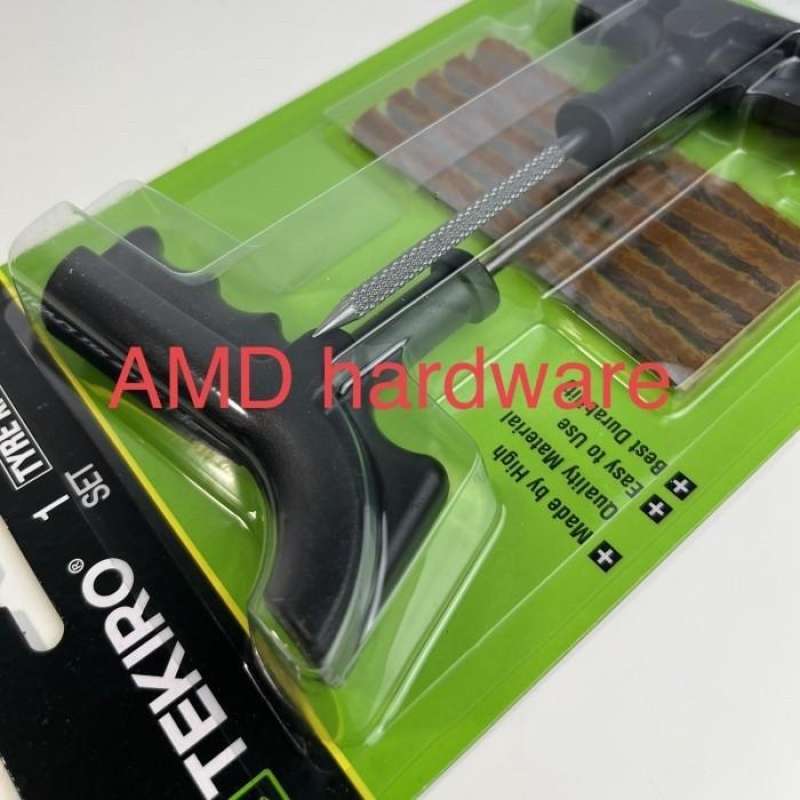 Jual Alat Tambal Ban Tubles Tekiro Besi Plastik Kit Mobil Motor Heavy ...