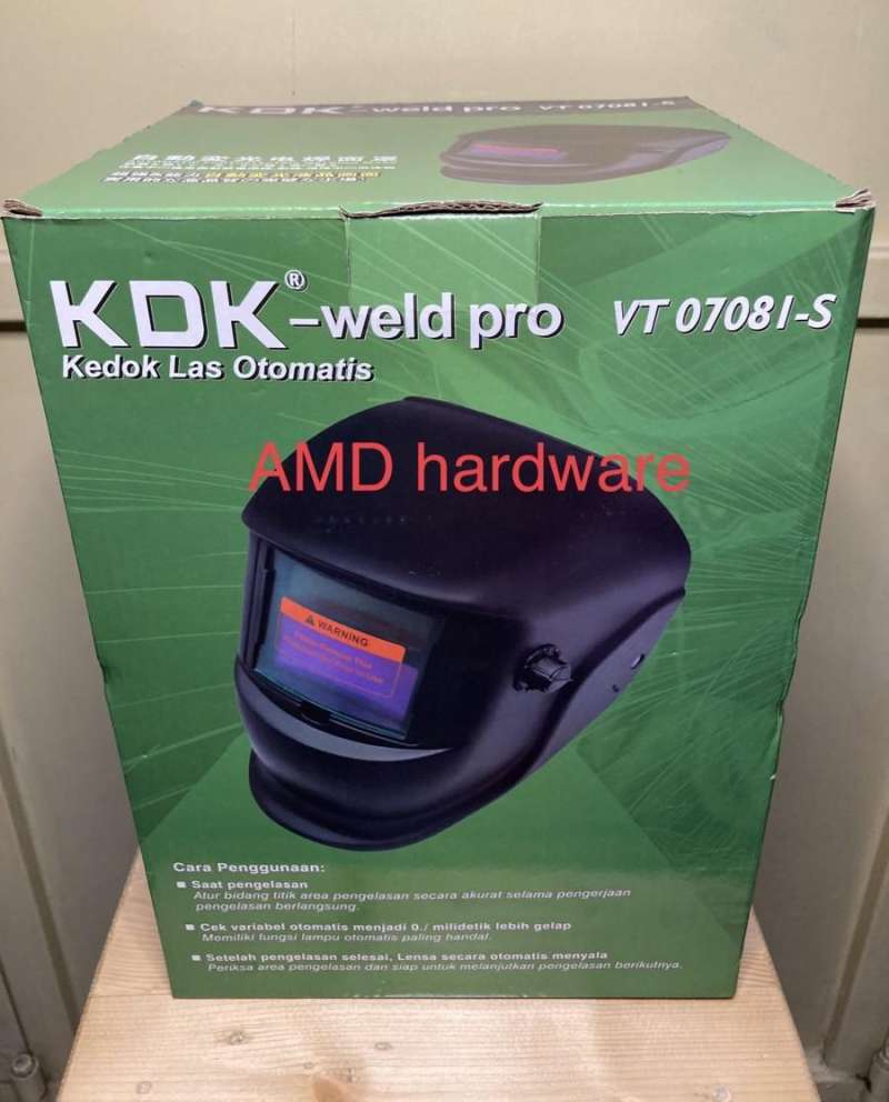 Jual Helm Kedok Las Otomatis/ Auto Darking Welding Helmet - Hitam Polos ...