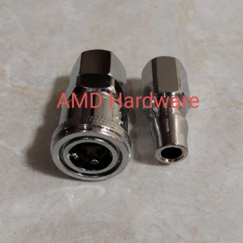 Jual Quick Coupler Plug Set Sambungan Kompresor Angin Sf20 & Pf20 1/4 ...