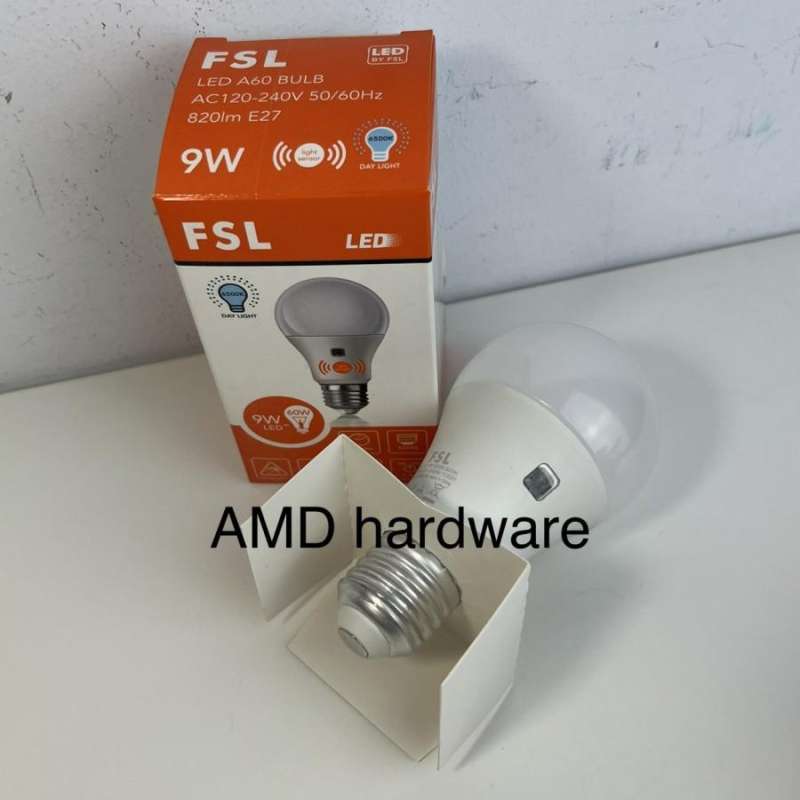 Jual Lampu Led Sensor Cahaya Otomatis Nyala Di Malam Sinar Putih 9w 9 ...