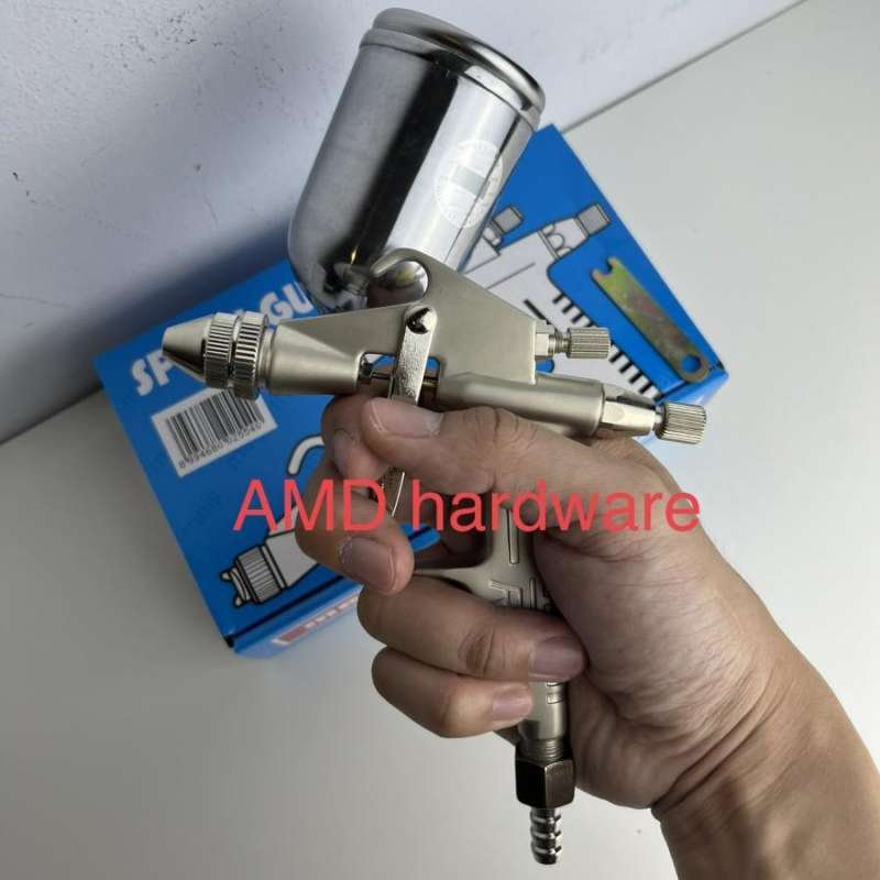 Jual Original Meiji Spray Gun R2 Nozzle 0,5mm Kompresor Angin Semprot ...