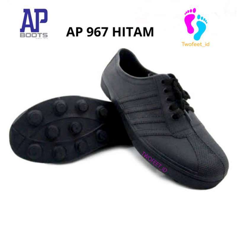 Jual Sepatu Karet Ap Boots Multi Fungsi - Ap Pul Bola 967 Hitam Ap ...