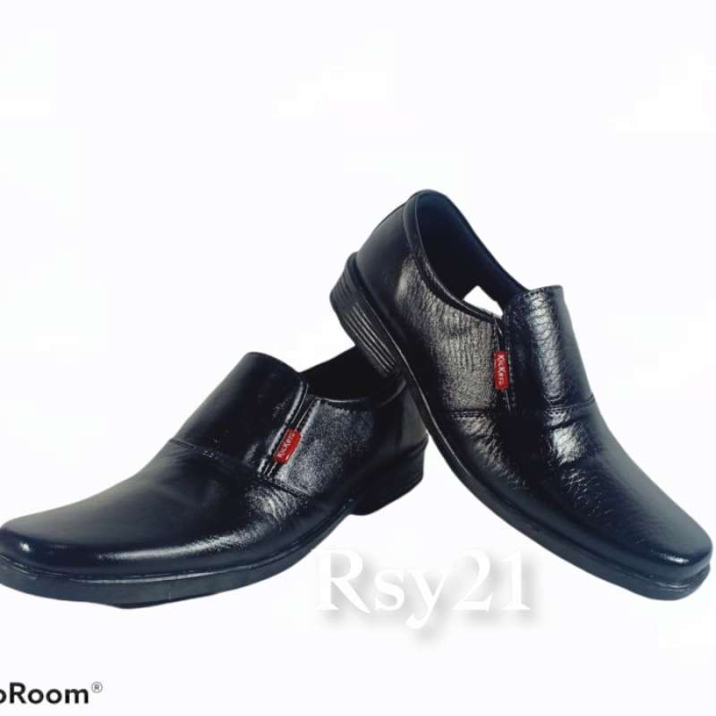 Jual Sepatu Pantofel Pria Mh01 Hitam Terbaru Kerja Kantor Dan Acara Di Seller Wd_store ...