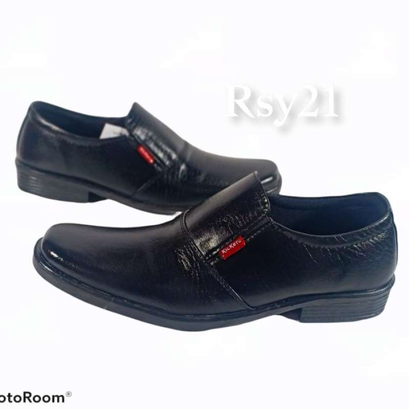 Jual Sepatu Pantofel Pria Mh01 Hitam Terbaru Kerja Kantor Dan Acara Di Seller Wd_store ...