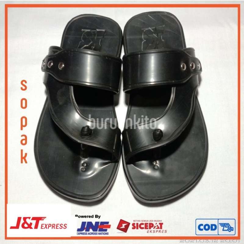 Jual Sandal Jepit Terompah Zaman Dahulu (bahan Karet Ban Bekas) Model 2 ...