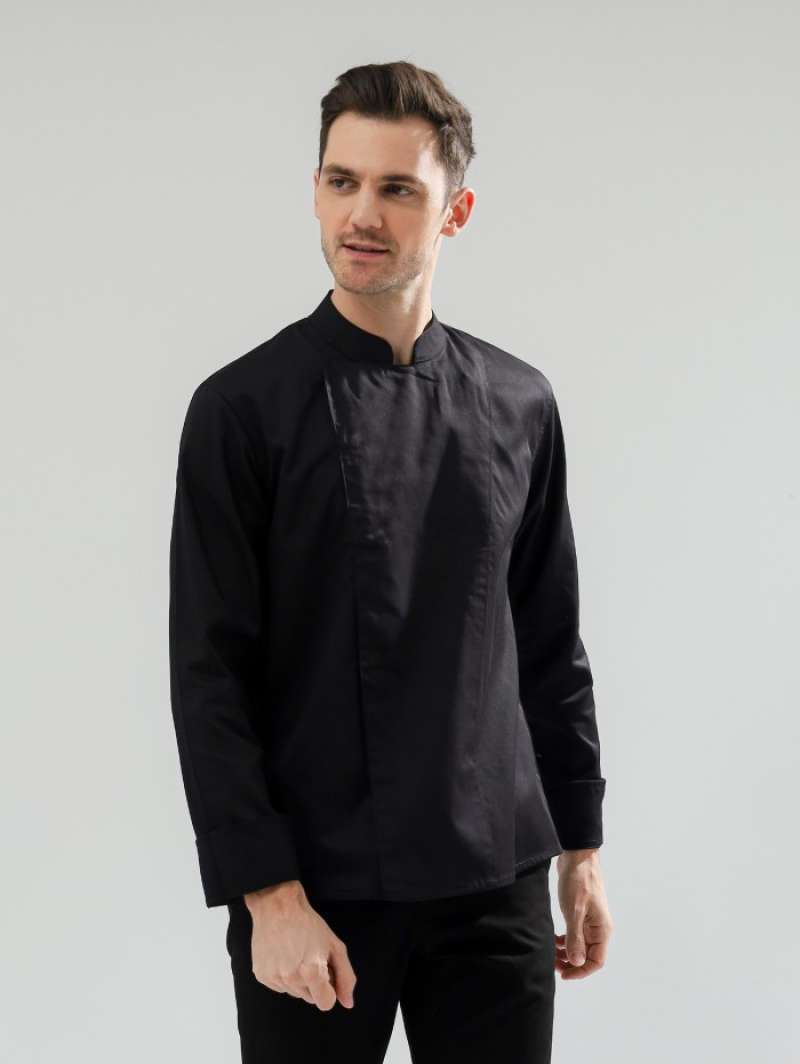 Jual Fk - Basic Chef Jacket Long Sleeve Baju Chef Lengan Panjang - Xl ...