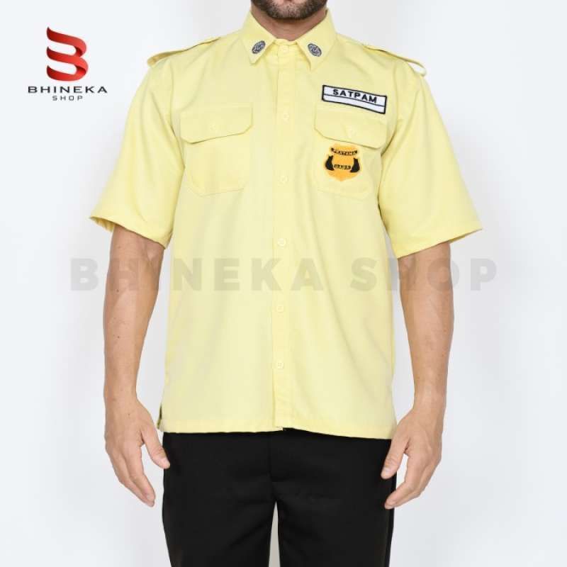 Jual Seragam Pdh Security Satpam Lengan Pendek Warna Cream Terbaru ...