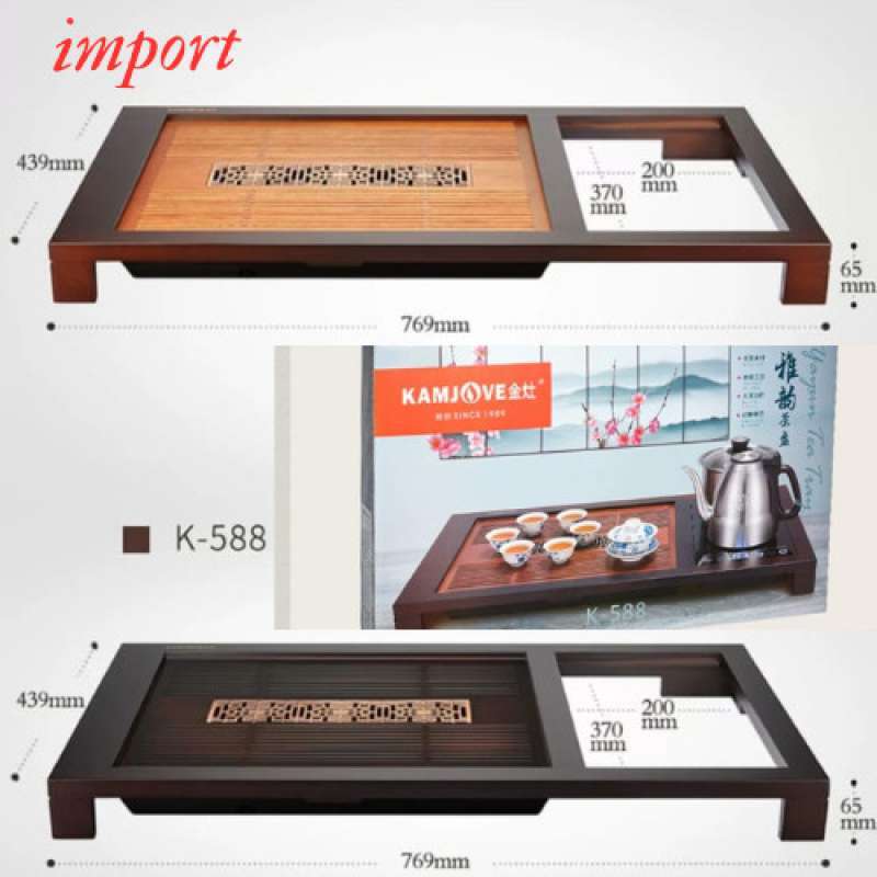 Promo Meja Chinese Tea Teaset Kamjove Papan Tray Pot Teko Teh China Set ...