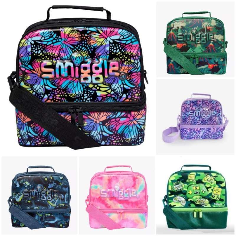 Promo Smiggle Vivid Hardtop Double Decker Lunchbag/tas Bekal Smiggle ...