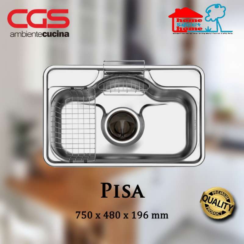 Promo Cgs Pisa Stainless Kitchen Sink - Bak Cuci Piring Diskon 23% Di ...