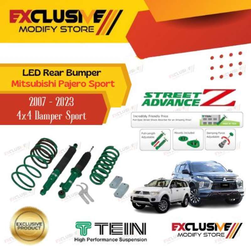 Jual Coilover Tein Japan 4x4 Damper Sport Offroad Mitsubishi Pajero Sport (2007 - 2023) Kr1w Kh8 ...