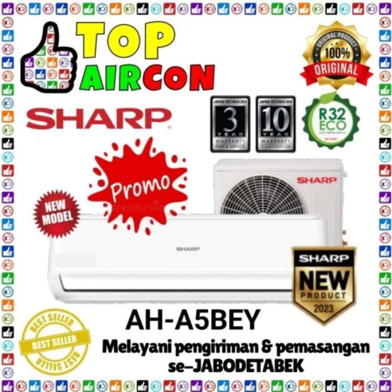 Promo Ac Sharp Ah-a5zcyn 0.5 Pk Ah-a 5 Zcyn Low Watt 1/2 Pk Harga Unit Only Diskon 23% Di Seller ...